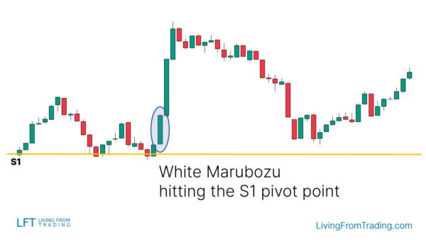 White Marubozu Candlestick Pattern - What Is And How To Trade - Living From Trading